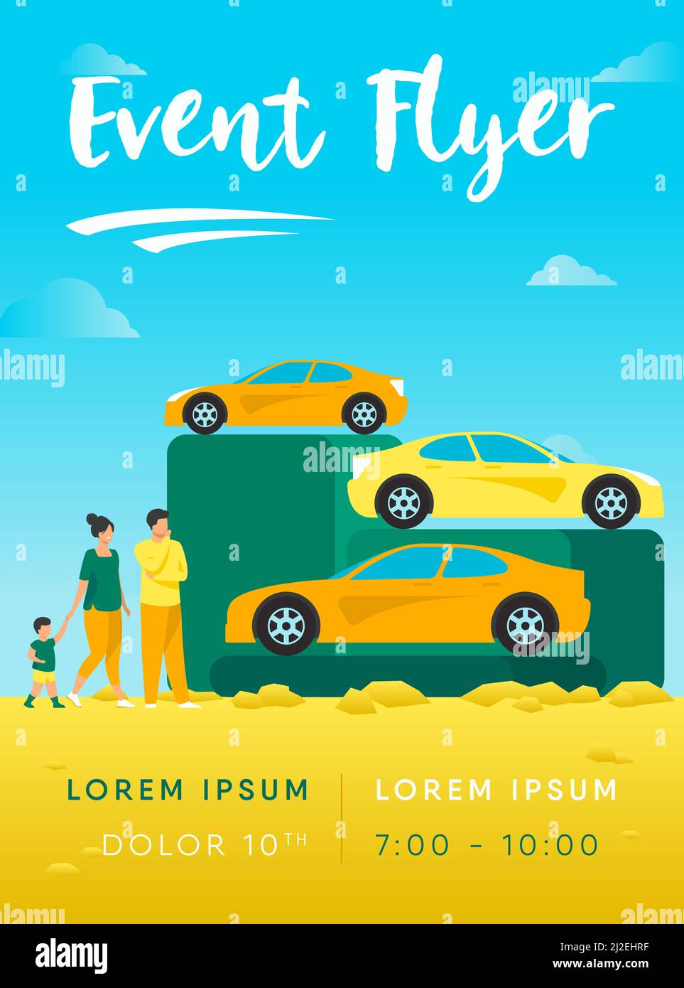 New car in showroom Stock Vector Images - Alamy