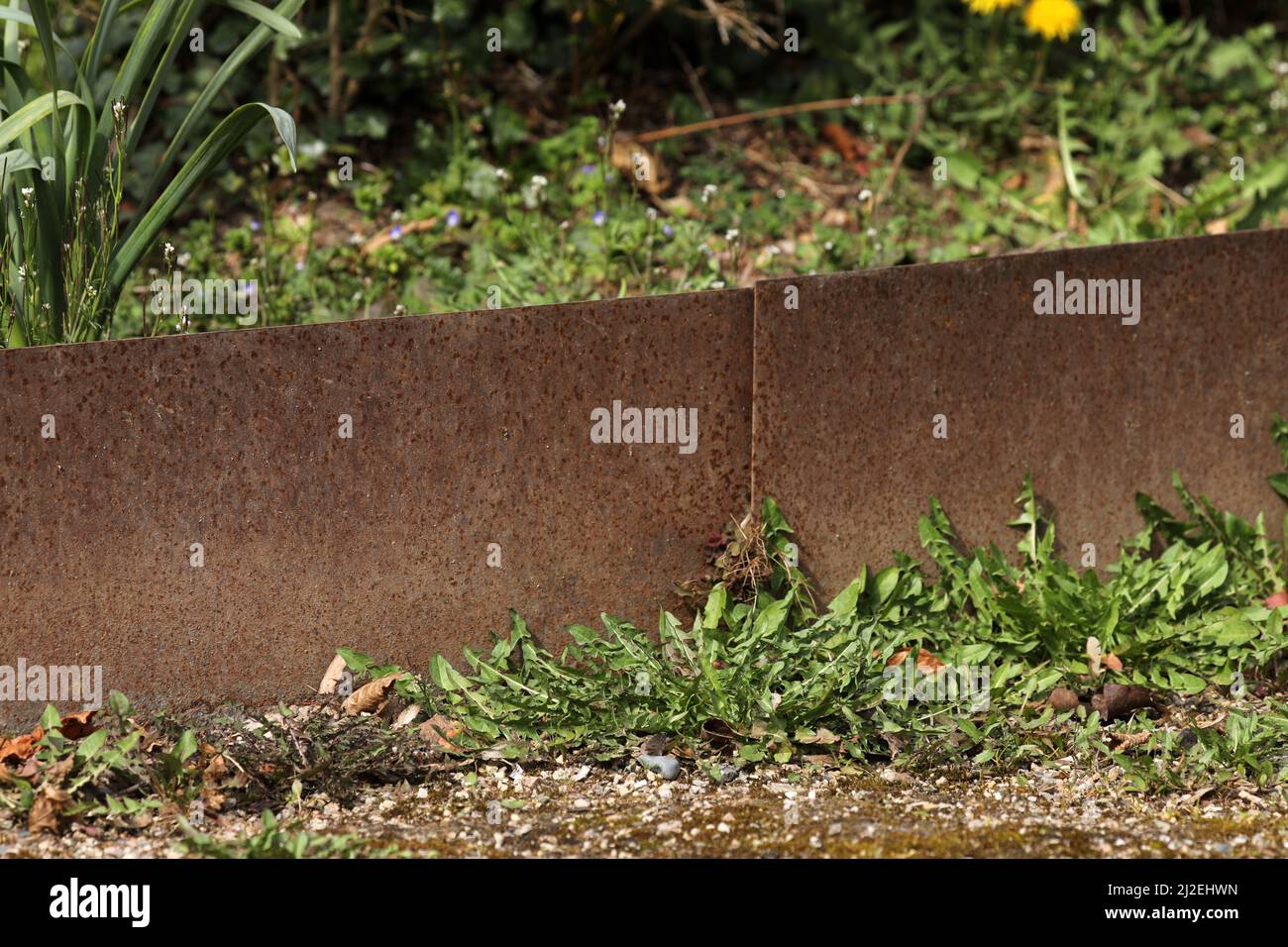 Corten steel metal rusted Stock Photo - Alamy
