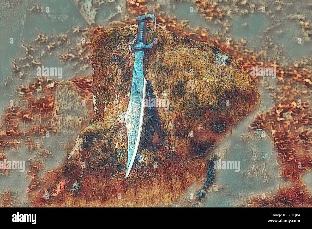 Ancient sparta painting hi-res stock photography and images - Alamy