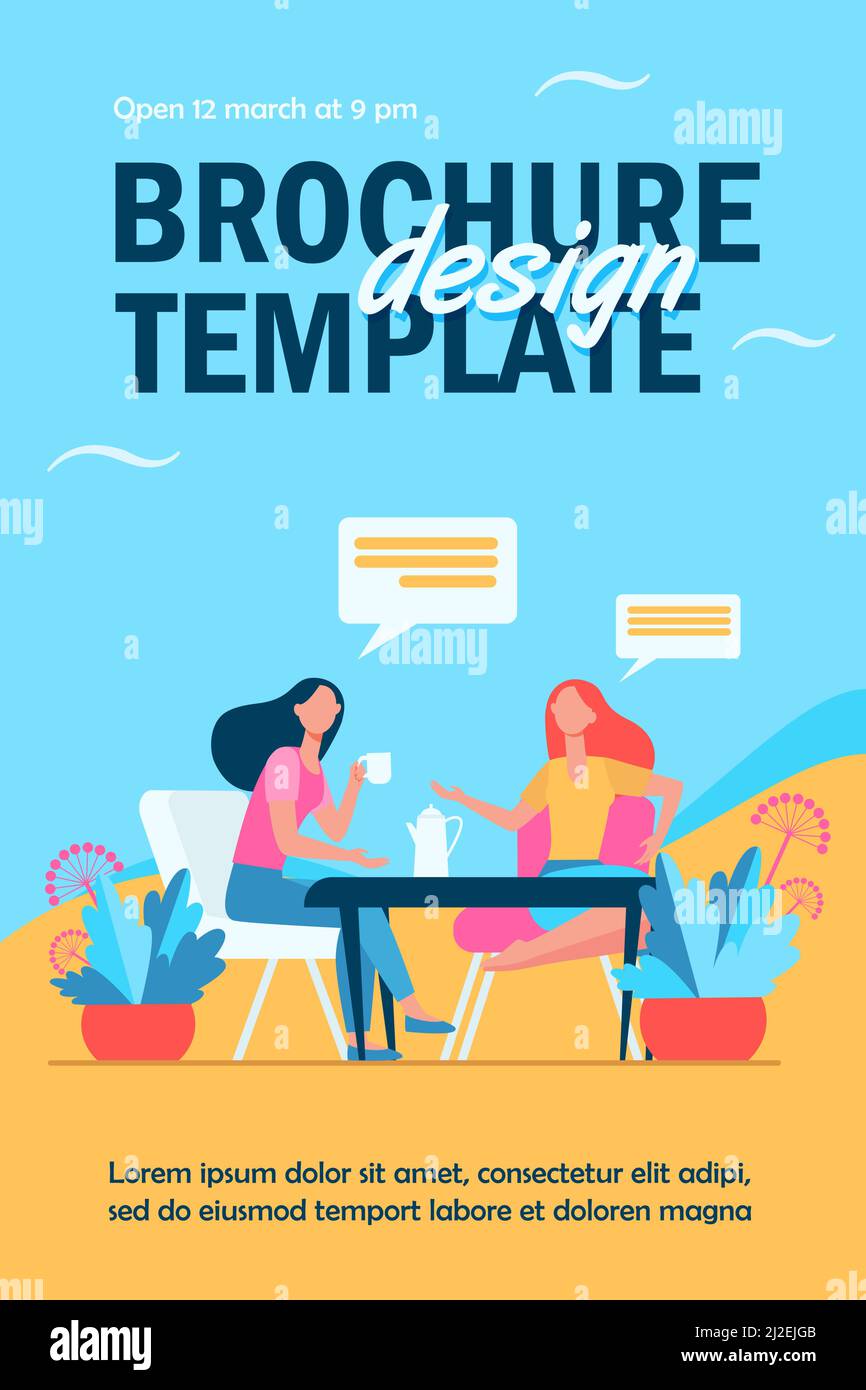 Female friends meeting over cup of coffee. Women drinking tea and ...