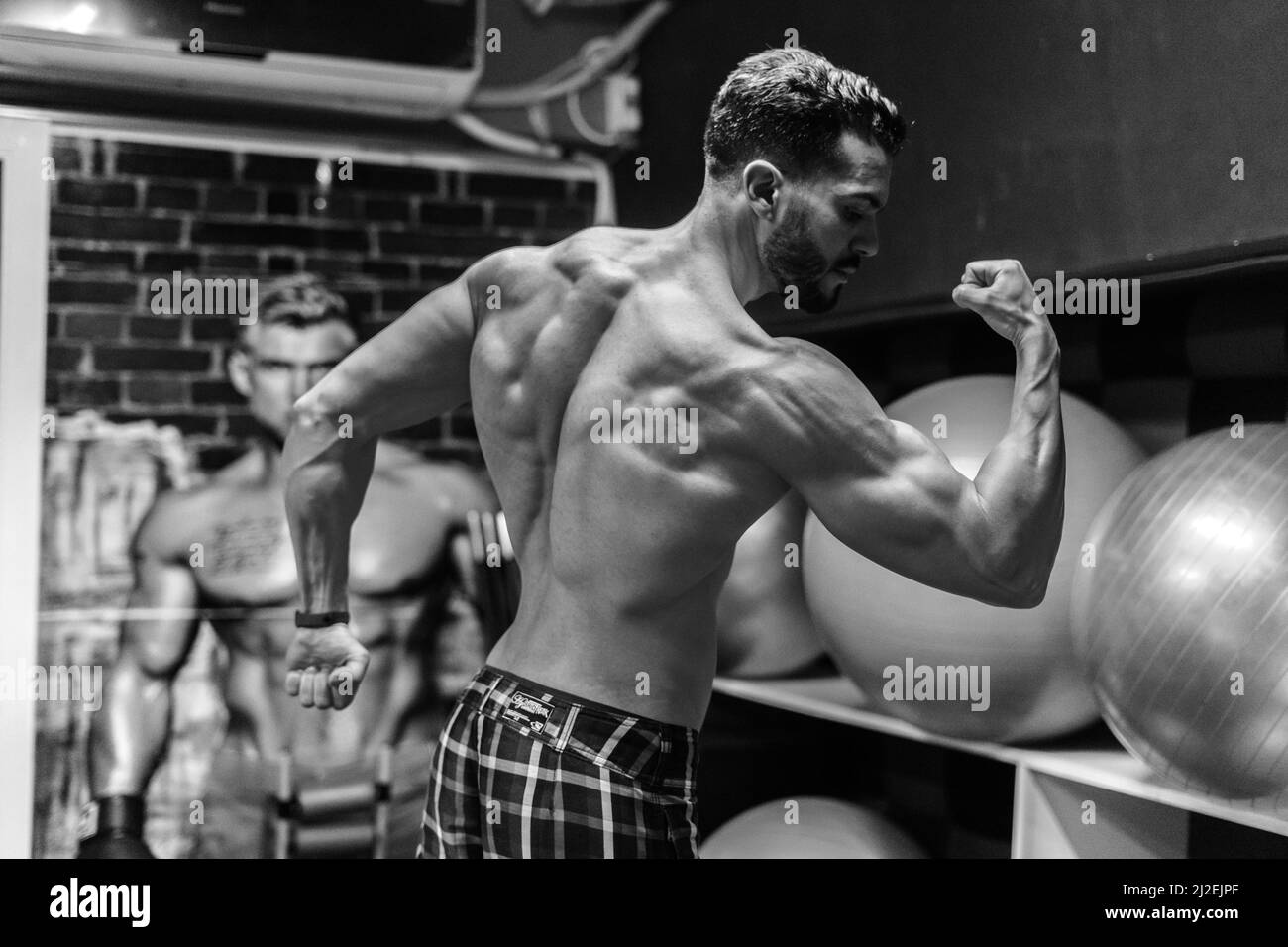 Gym out Black and White Stock Photos & Images - Alamy