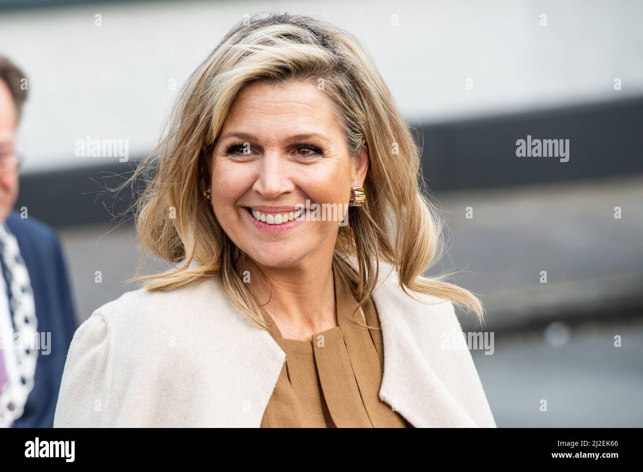 Queen Maxima at the VIP event of NLGrowt in the Achmea Congress Center ...