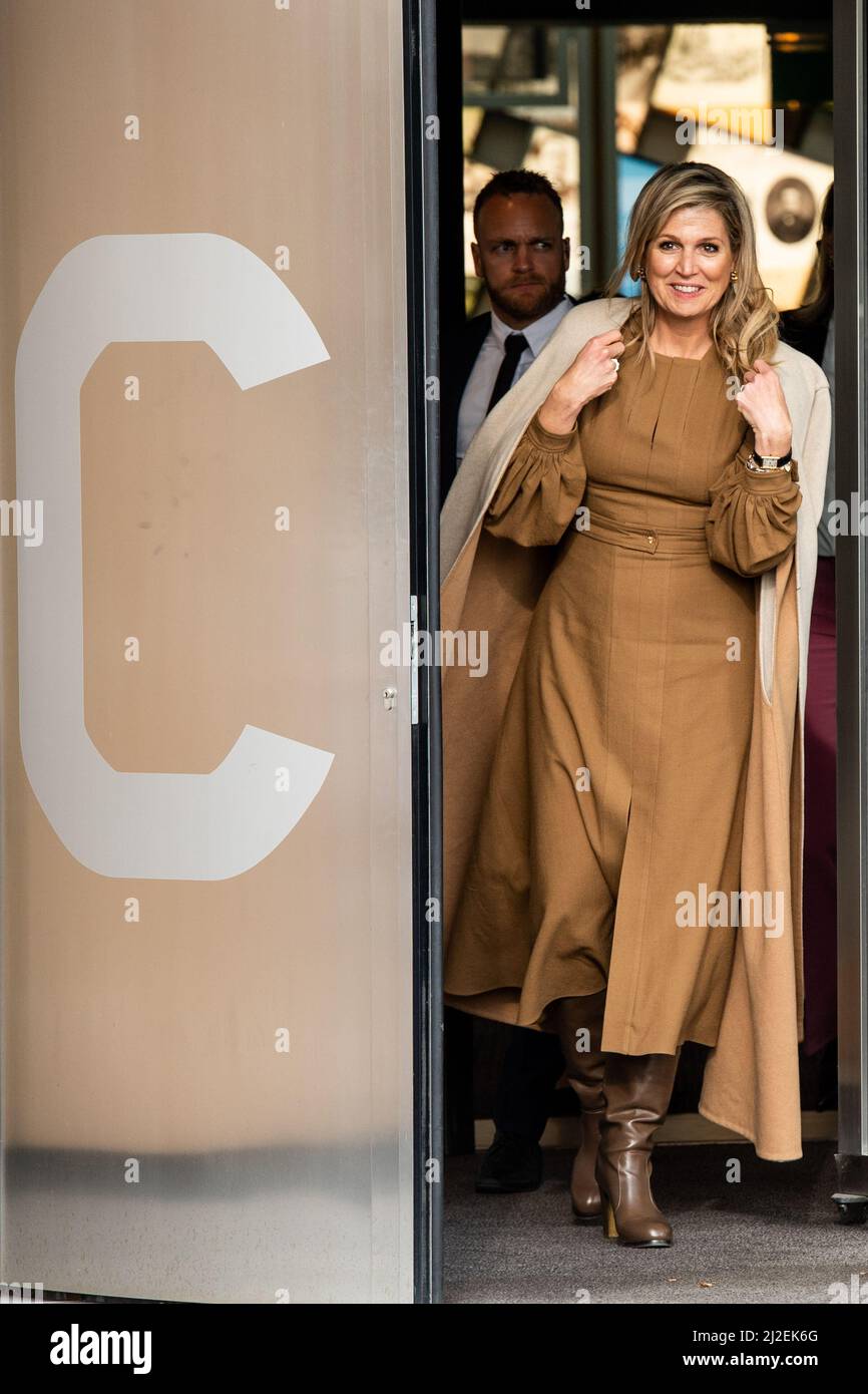 Queen Maxima at the VIP event of NLGrowt in the Achmea Congress Center ...