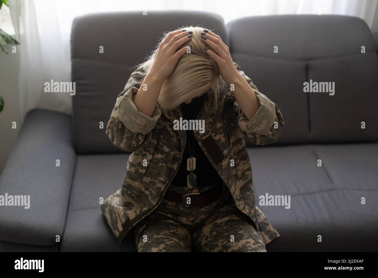 Shell shock soldier stare hi-res stock photography and images - Alamy