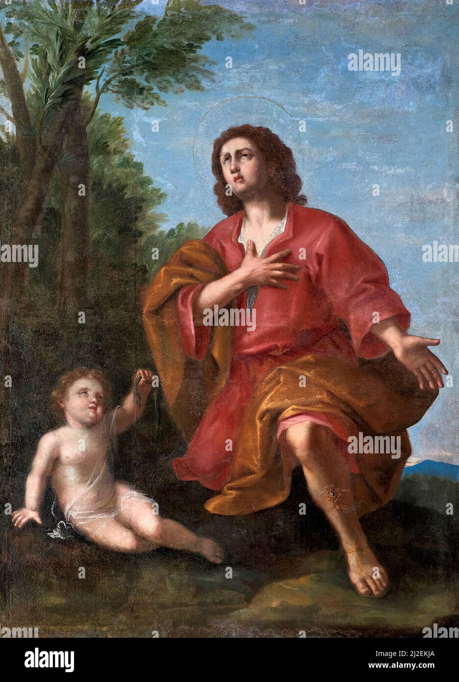 S.t Pantaleone - oil on canvas - emilian painter of the mid 18th ...