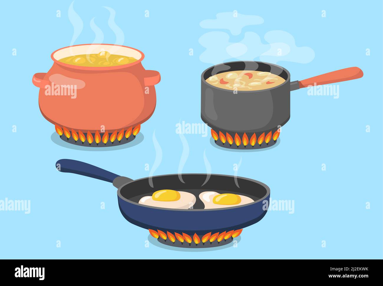 Cooking Pan Cartoon
