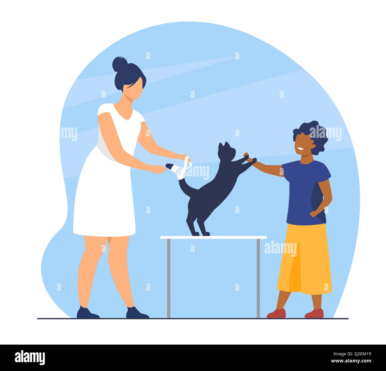 Treatment domestic animals Stock Vector Images - Alamy