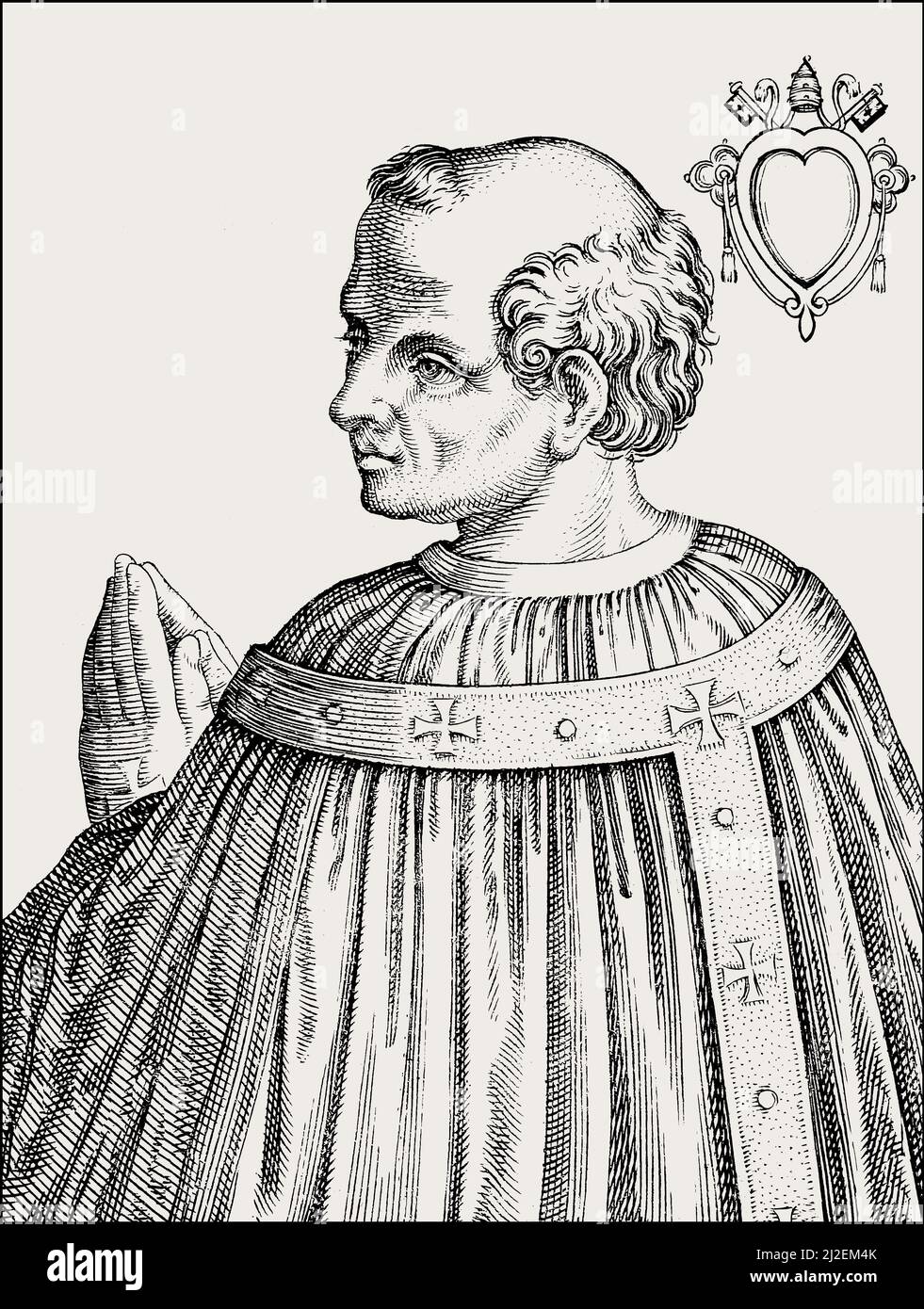 Pope Agapetus II, bishop of Rome from 10 May 946 to his death in 955 ...
