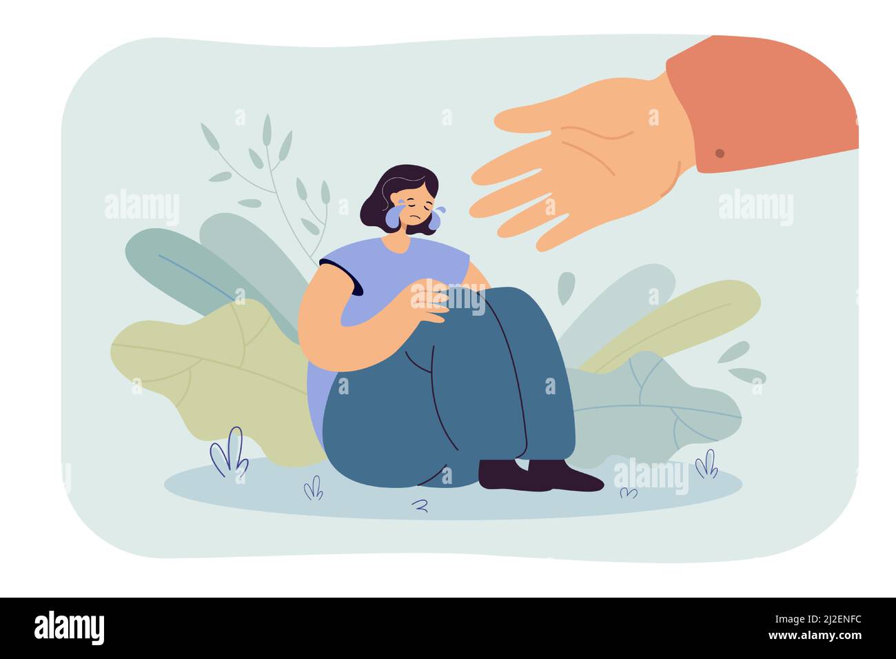 Getting help mental Stock Vector Images - Alamy