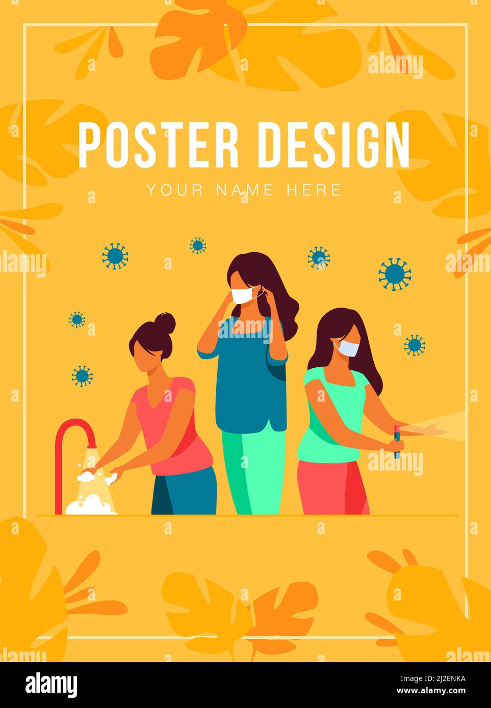 Hygiene guide for protection from coronavirus. Washing and sanitizing ...