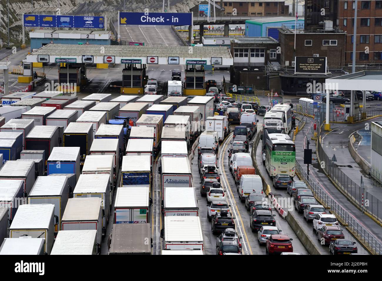 Ferry passenger check in hi-res stock photography and images - Alamy