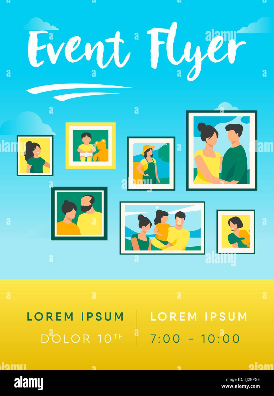 Framed portrait photograph Stock Vector Images - Alamy