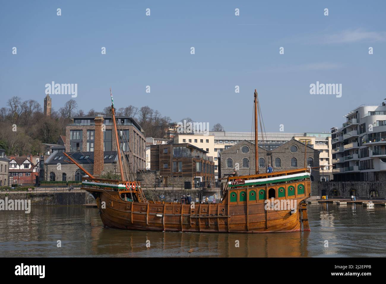 The St. Matthew of Bristol, UK. Modern reconstruction of the original ...