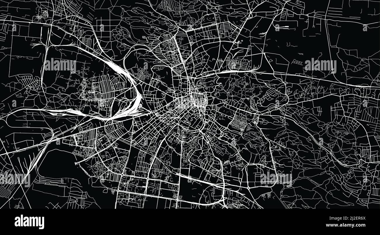 Urban vector city map of Lviv, Ukraine, Europe Stock Vector Image & Art ...