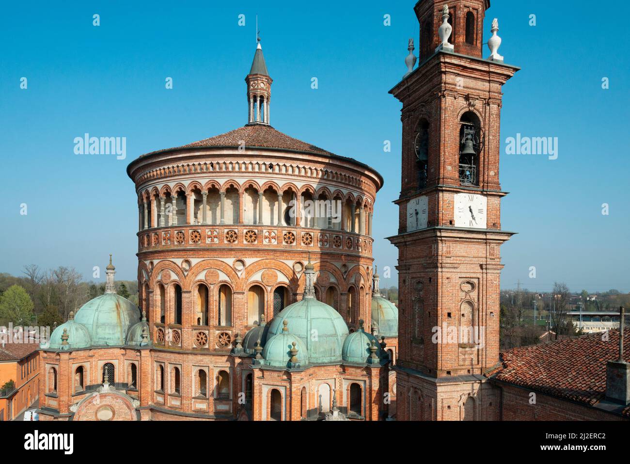 Italy, Lombardy, Crema, Santa Maria della Croce Sanctuary Stock Photo ...