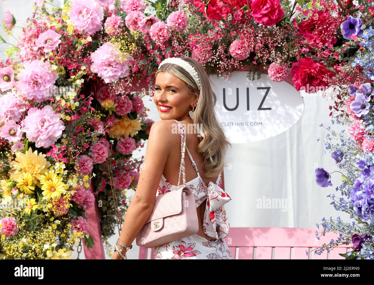 Molly McFarlane during the Coral Scottish Grand National Ladies Day at ...