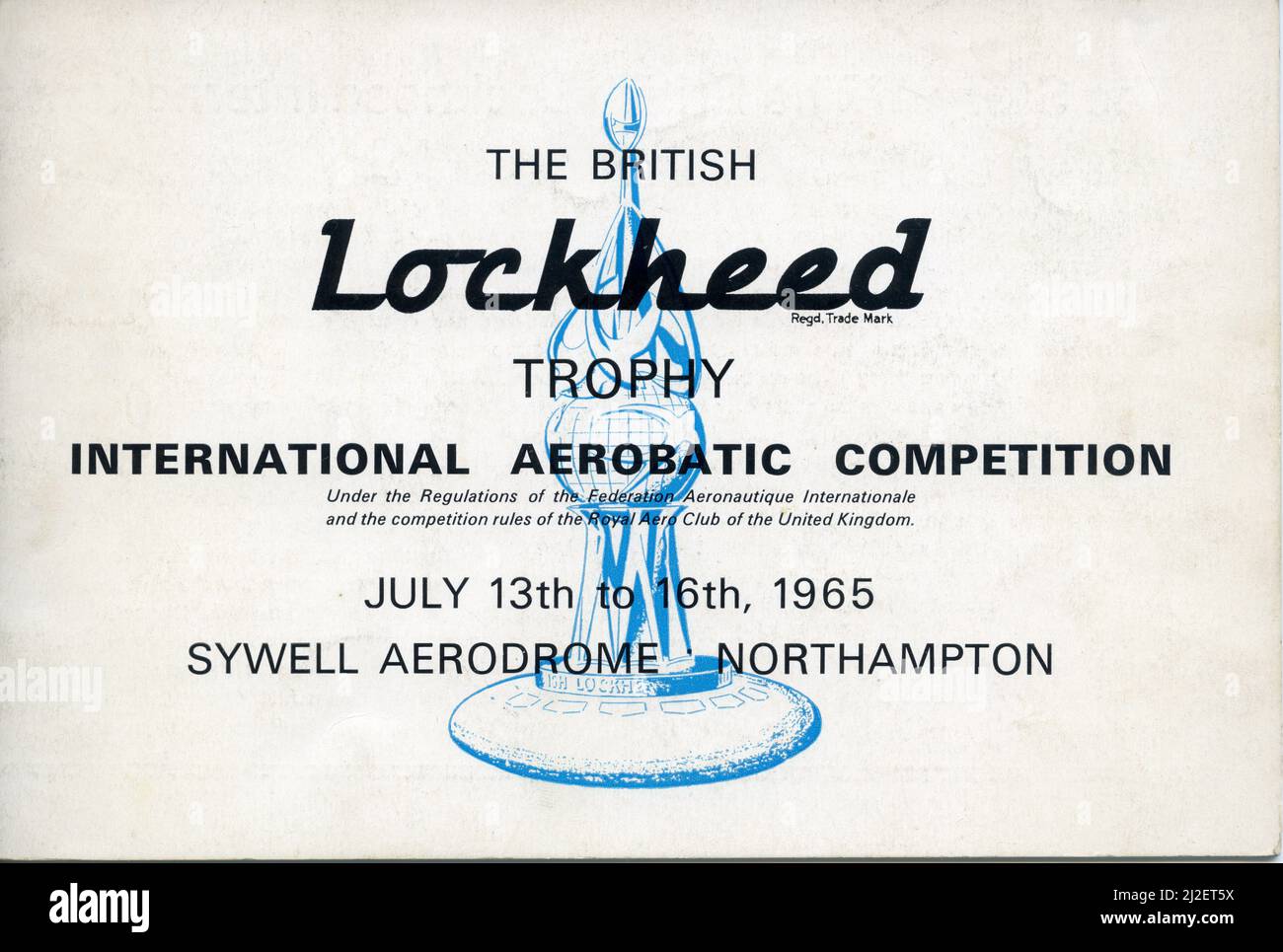 Lockheed trophy hi-res stock photography and images - Alamy