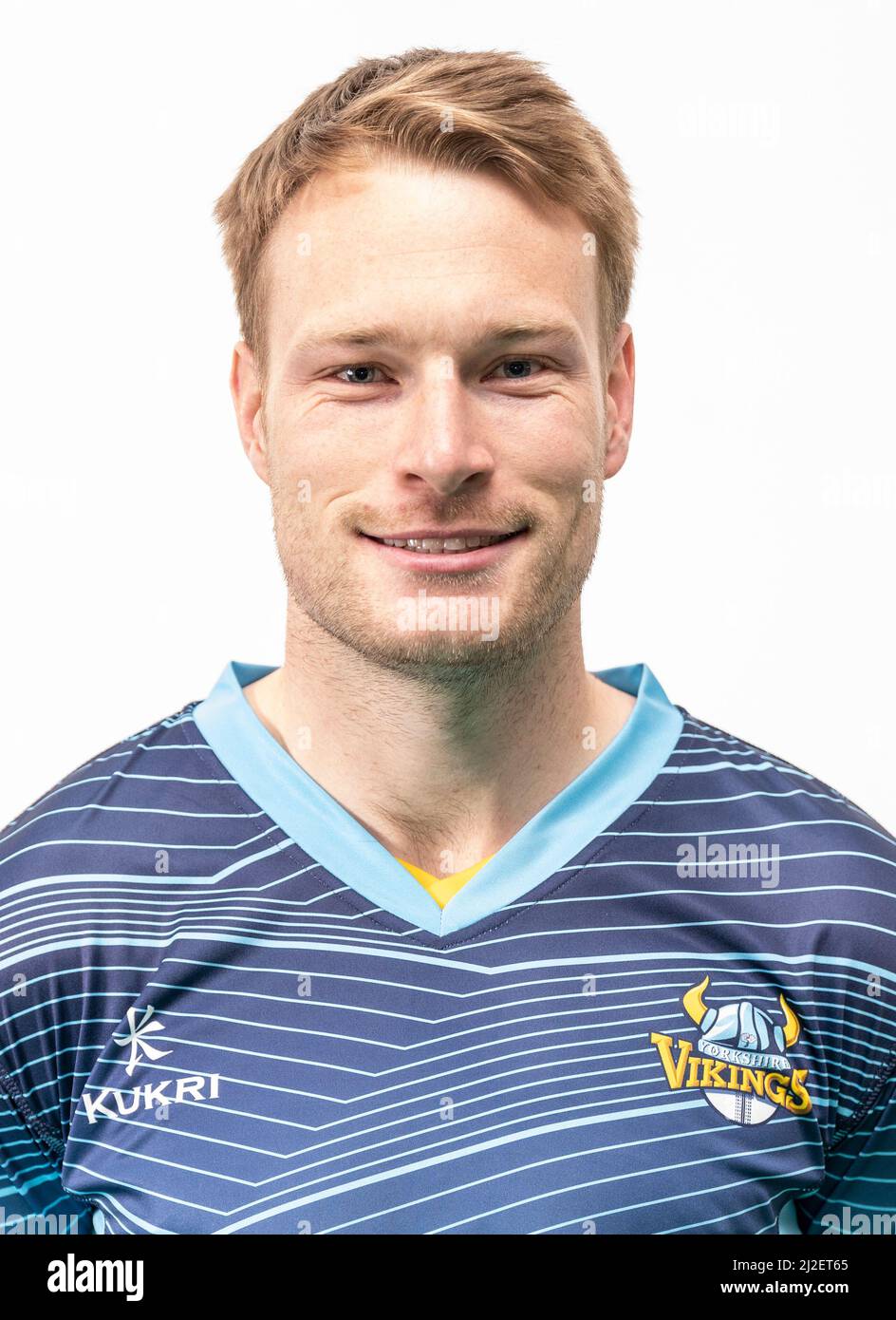 Yorkshire Vikings' Matthew Waite during a photocall at the Headingley ...