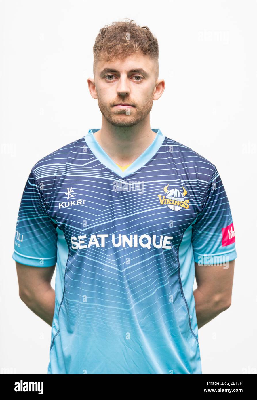 Yorkshire Vikings' Ben Coad during a photocall at the Headingley ...