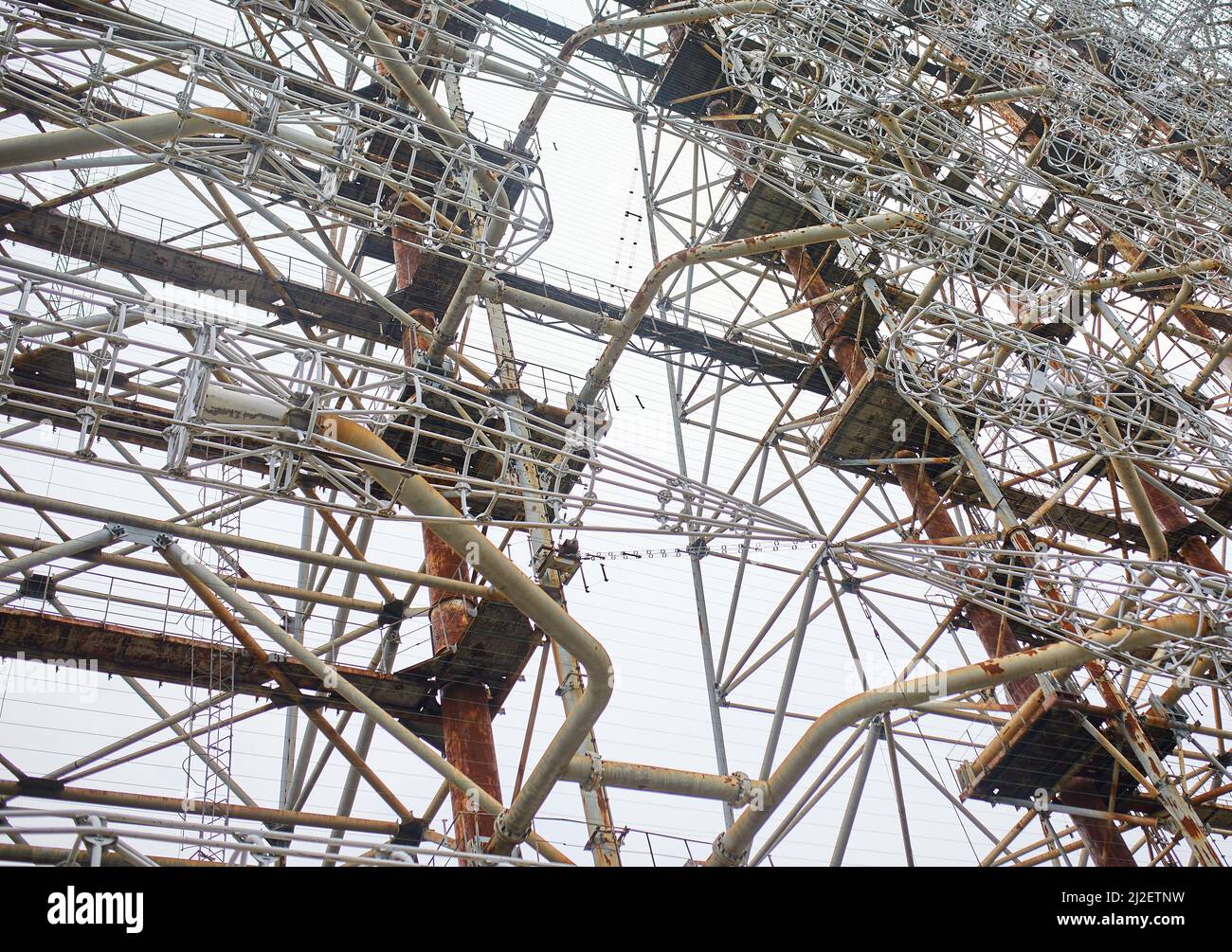 Antenna in abandoned military base hi-res stock photography and images ...