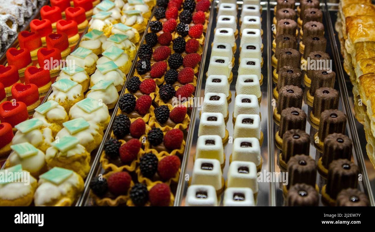 Sweets and delicacies typical of Italian cuisine Stock Photo - Alamy