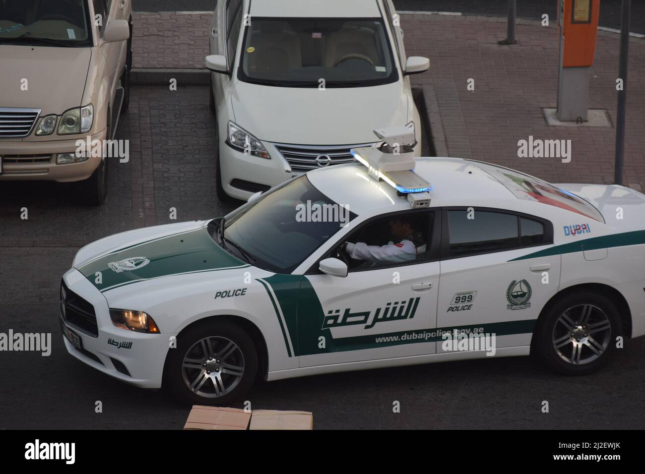 Dubai police vehicles hi-res stock photography and images - Alamy