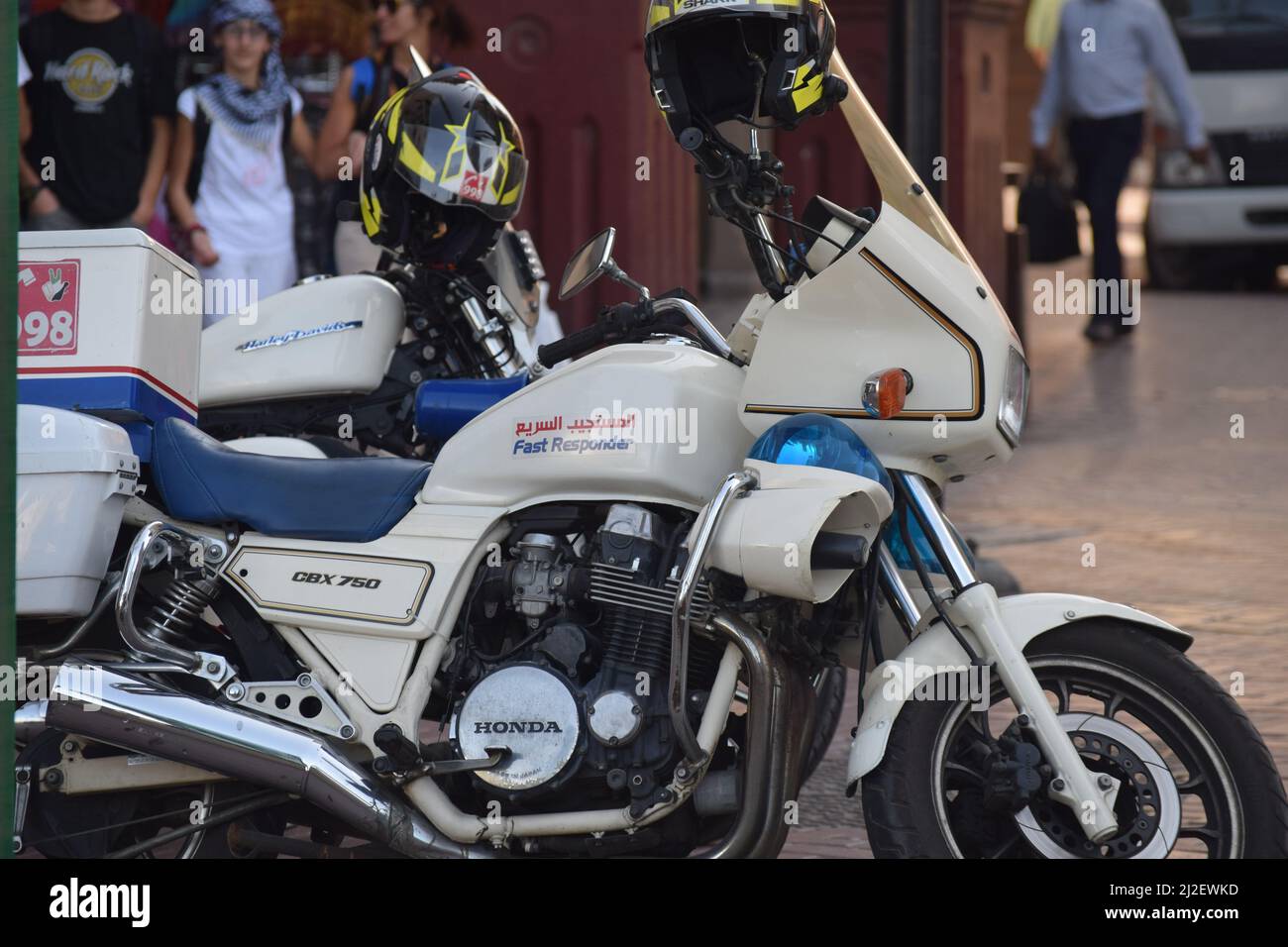 An emergency medical bike in Dubai, UAE Stock Photo - Alamy