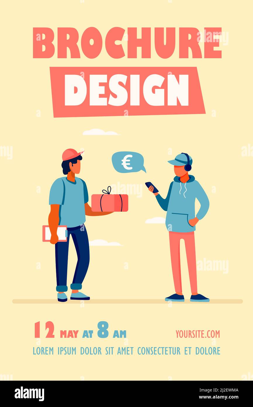 Young man giving money Stock Vector Images - Alamy