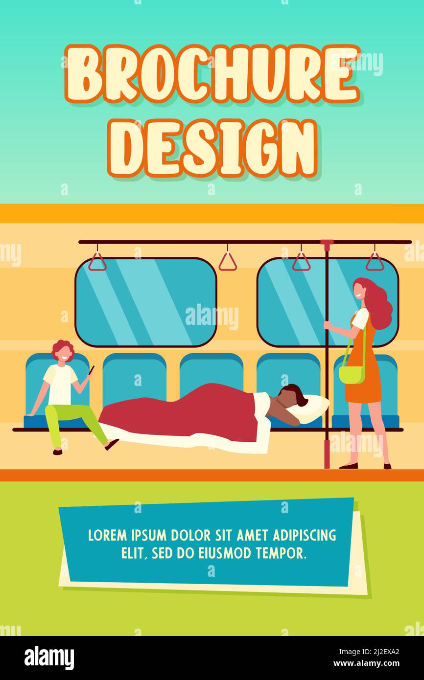 Train sleeping sleep transport seat Stock Vector Images - Alamy