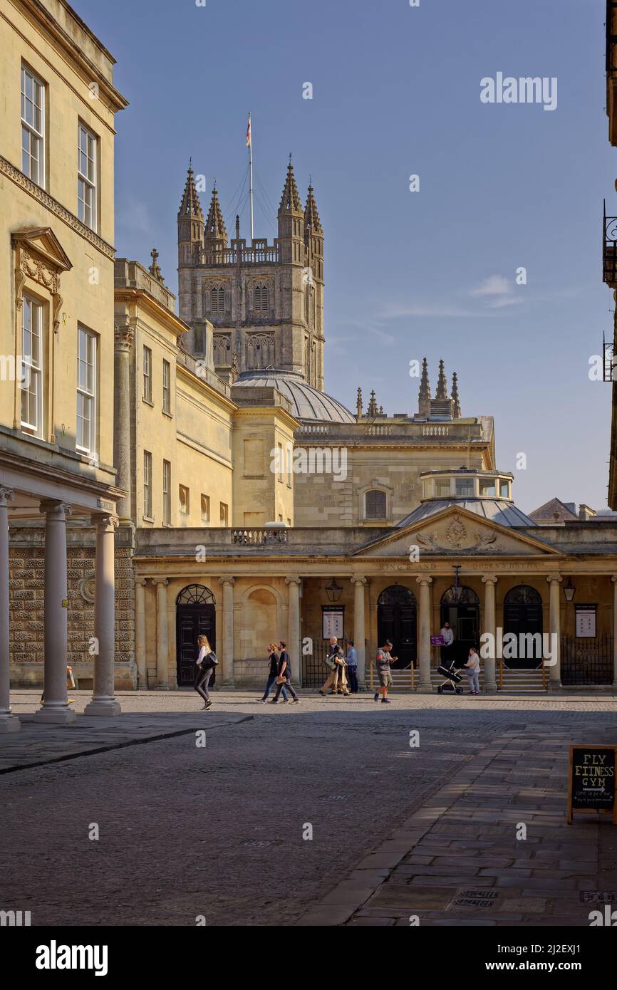 Tourists at bath hi-res stock photography and images - Alamy