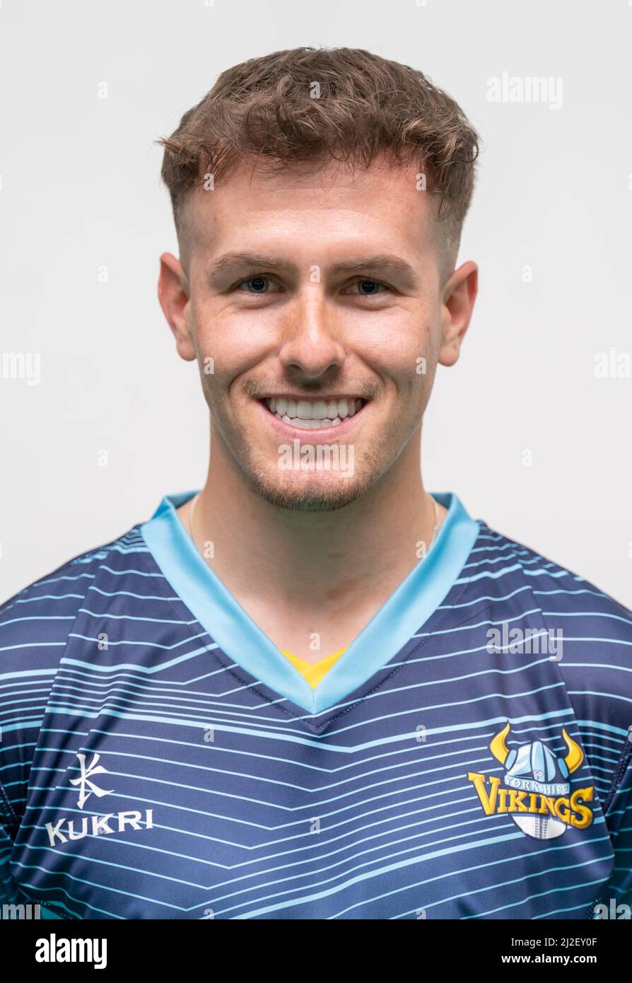 Yorkshire Vikings' Josh Sullivan during a photocall at the Headingley ...
