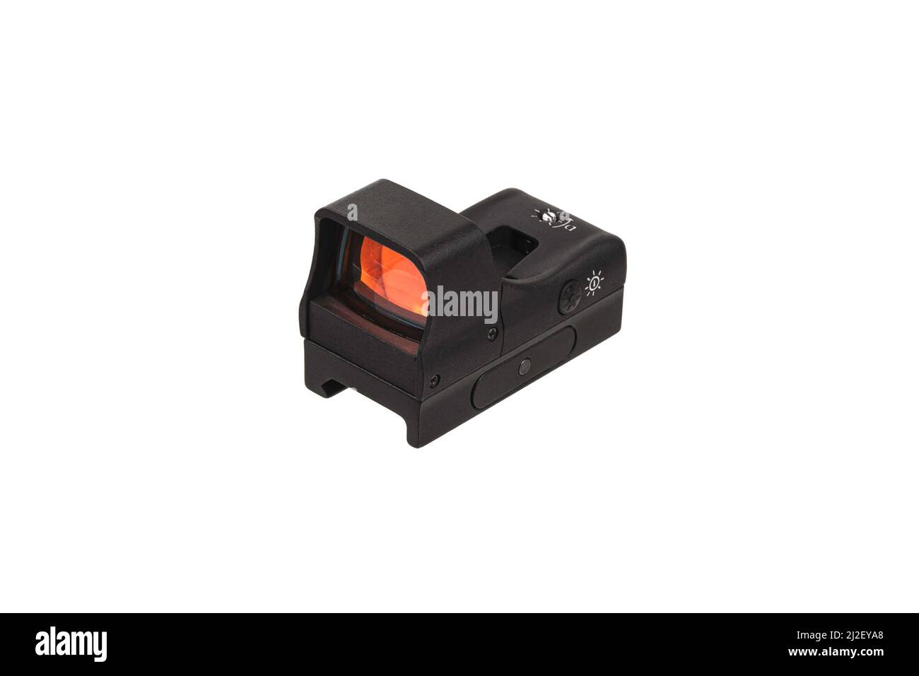 Modern optical collimator sight. Aiming device for shooting at short ...