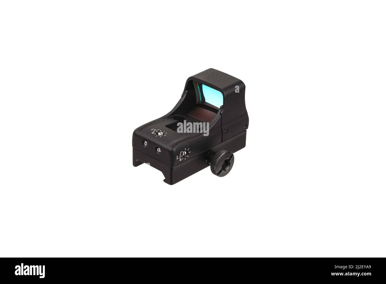 Modern optical collimator sight. Aiming device for shooting at short ...