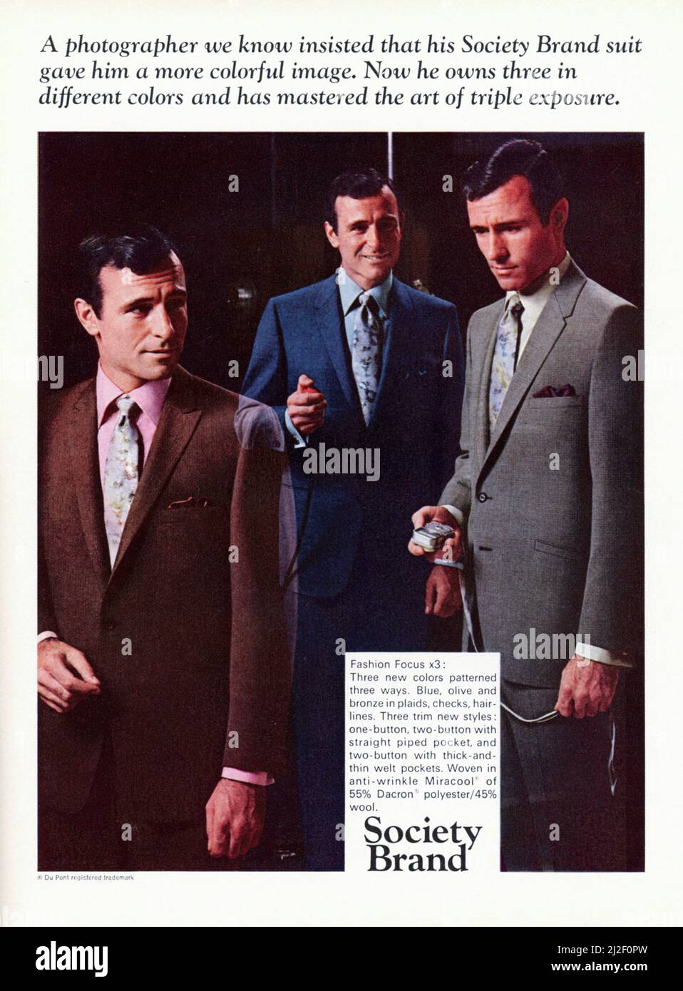 1960s magazine advert suit hi-res stock photography and images - Alamy