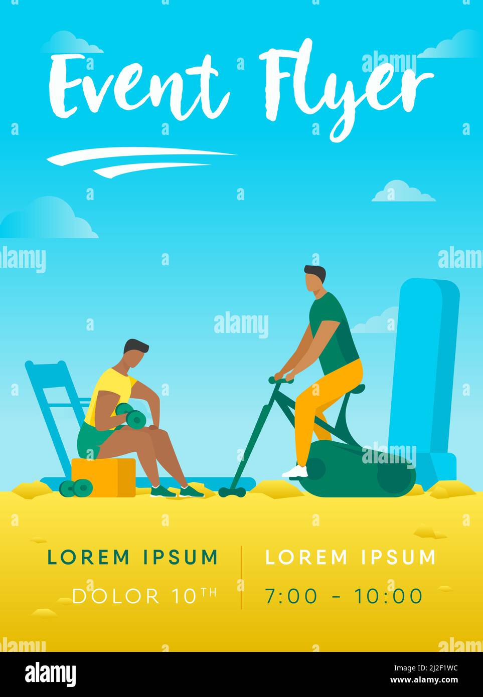 Modern equipment in gym Stock Vector Images - Alamy