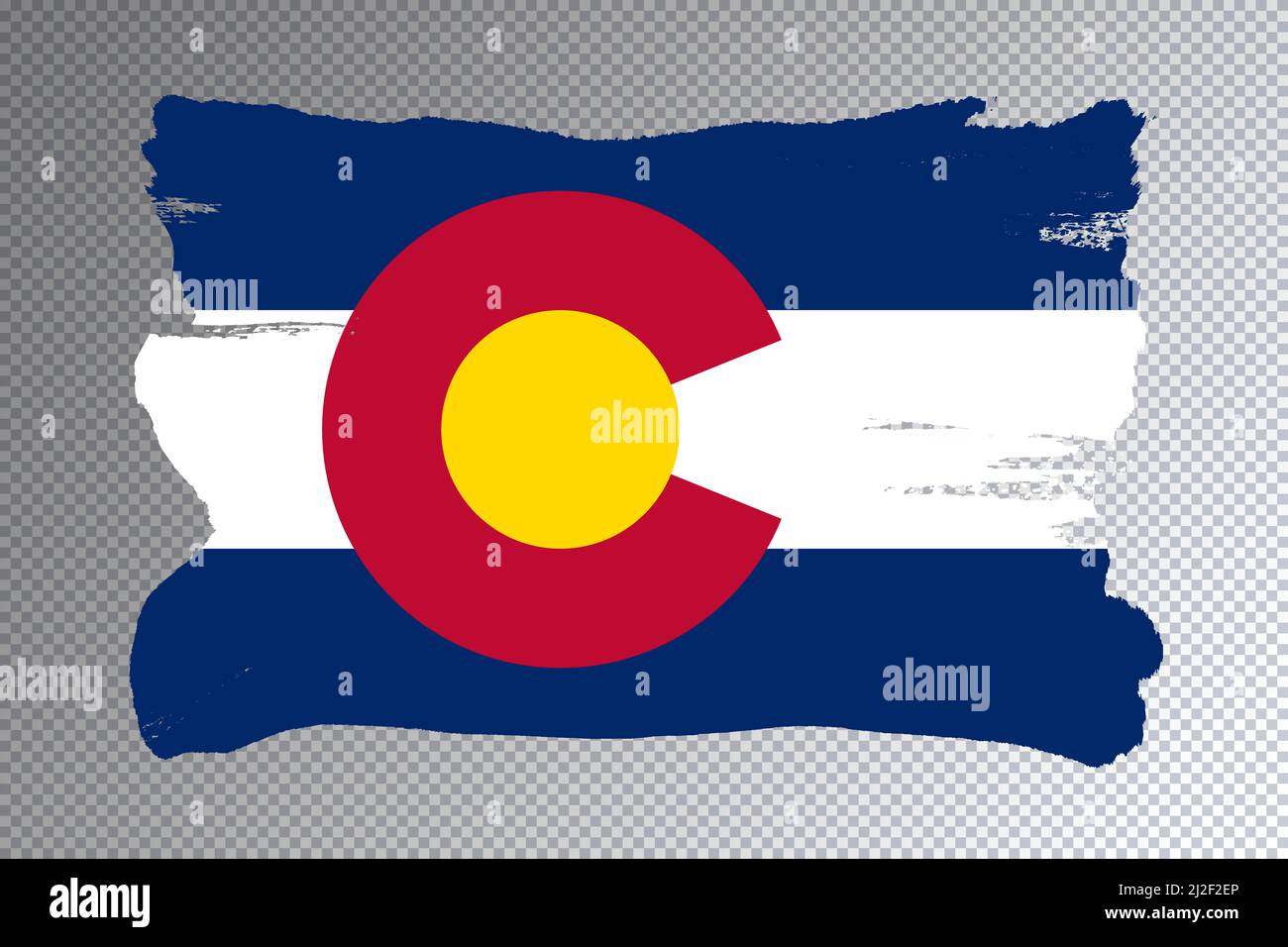 Colorado state flag, Colorado flag transparent background Stock Photo ...