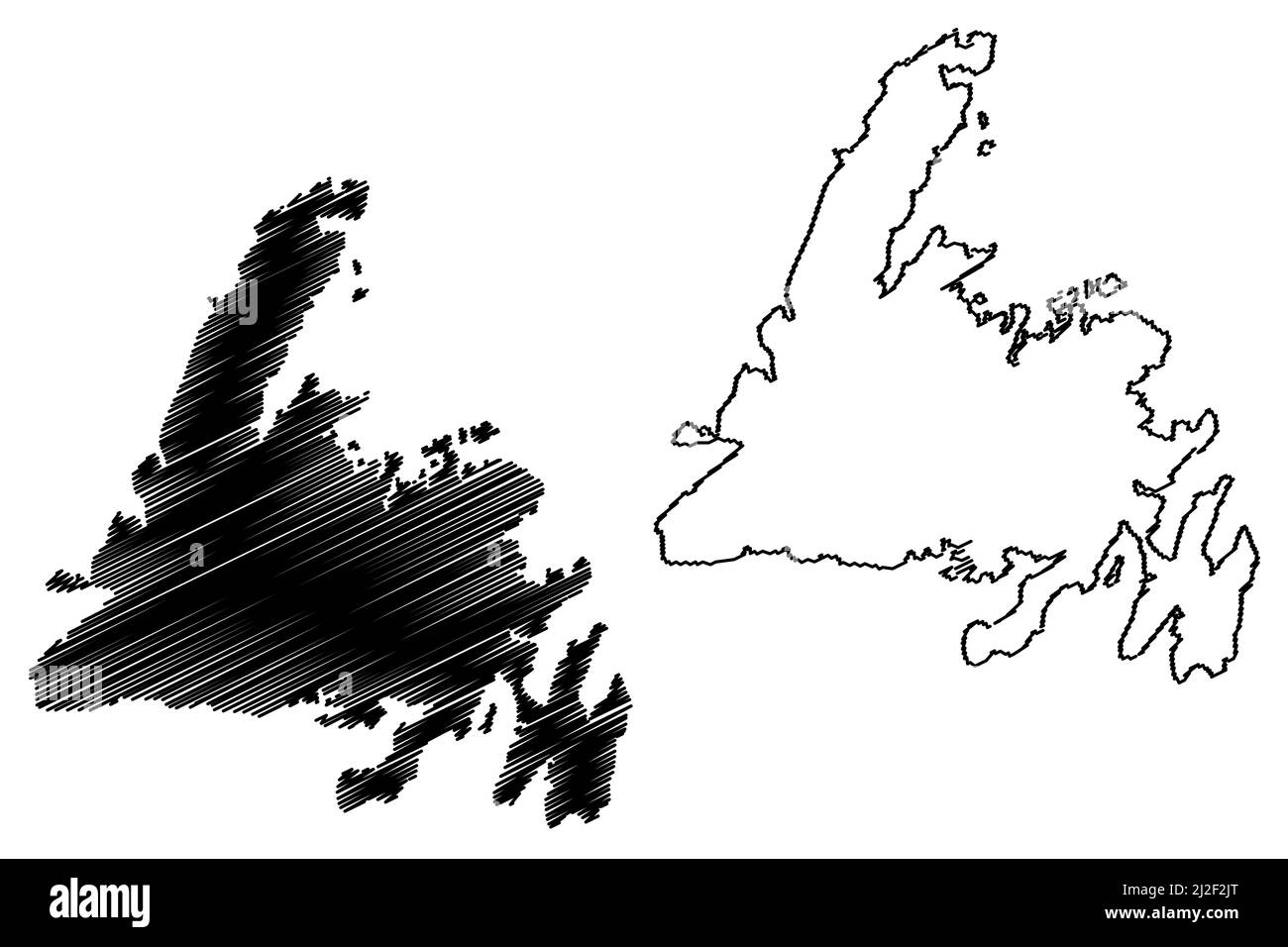 Newfoundland island (Canada, Newfoundland and Labrador Province, North ...