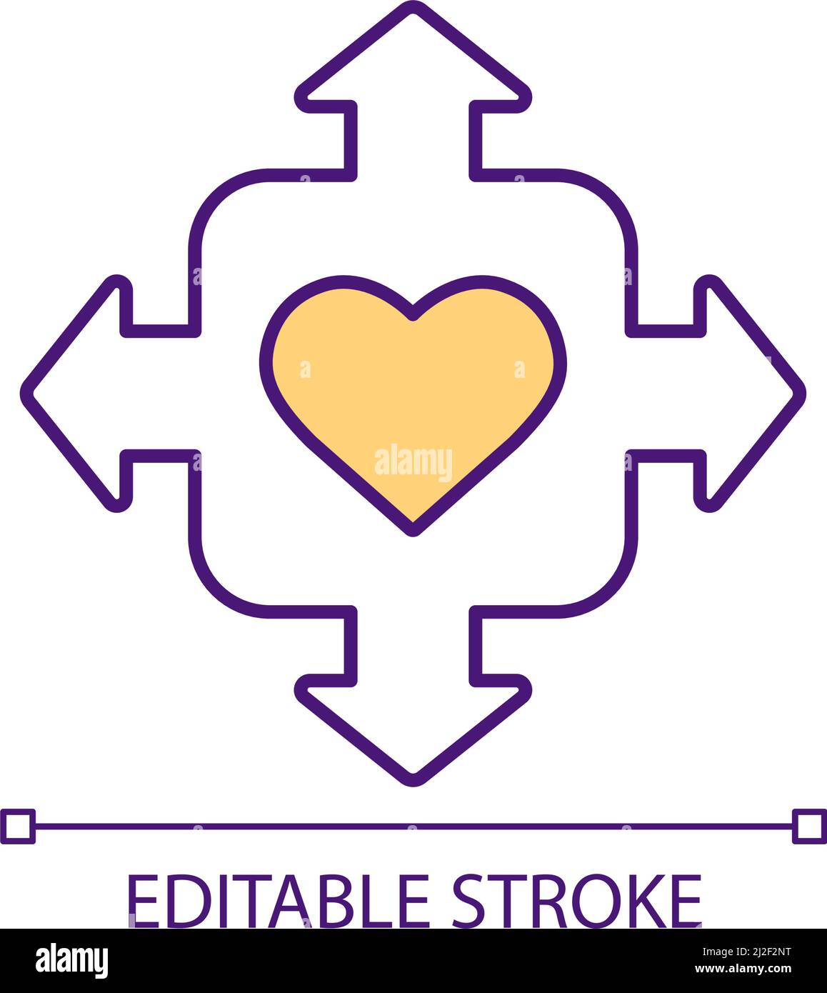 Overwhelming feeling of humanity RGB color icon Stock Vector Image ...