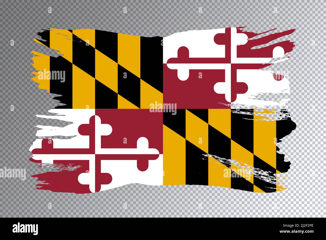Maryland state flag, Maryland flag transparent background Stock Photo ...