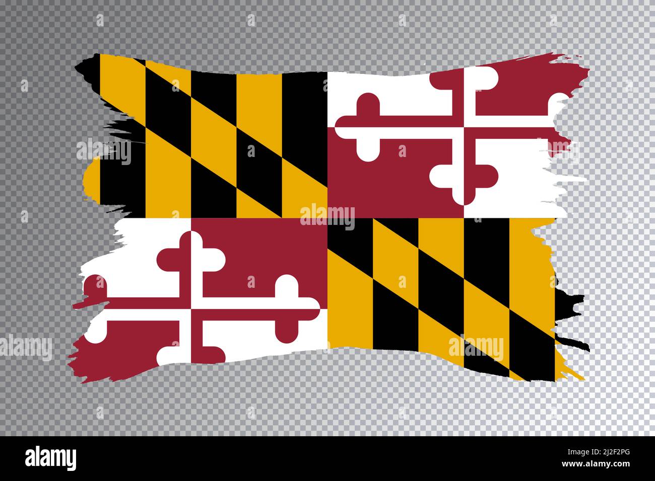 Maryland state flag, Maryland flag transparent background Stock Photo ...