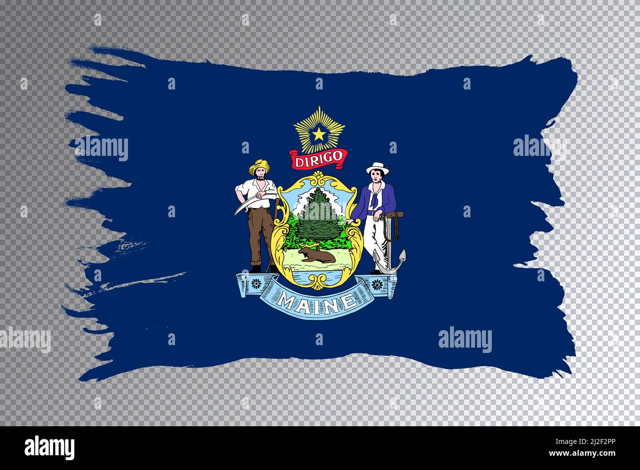 Maines State Flag