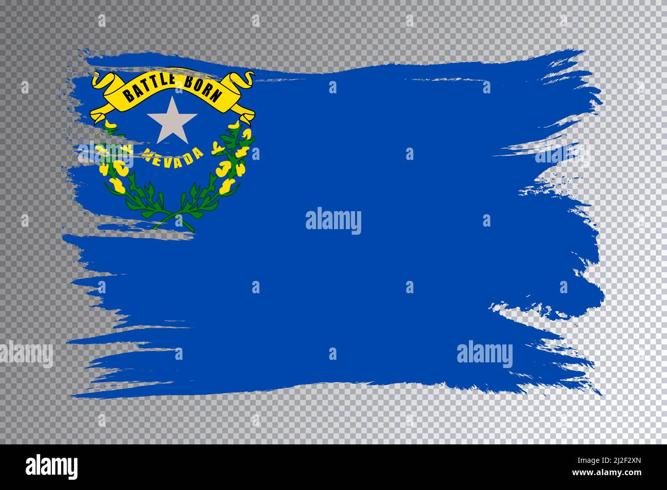 Nevada state flag, Nevada flag transparent background Stock Photo - Alamy