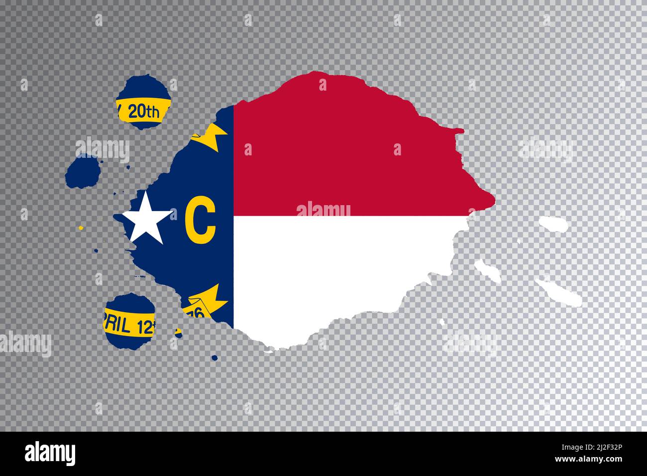 North Carolina state flag, North Carolina flag transparent background ...