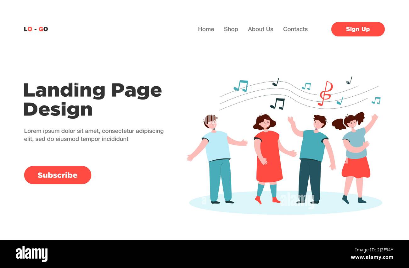 Carol singer illustration Cut Out Stock Images & Pictures - Alamy