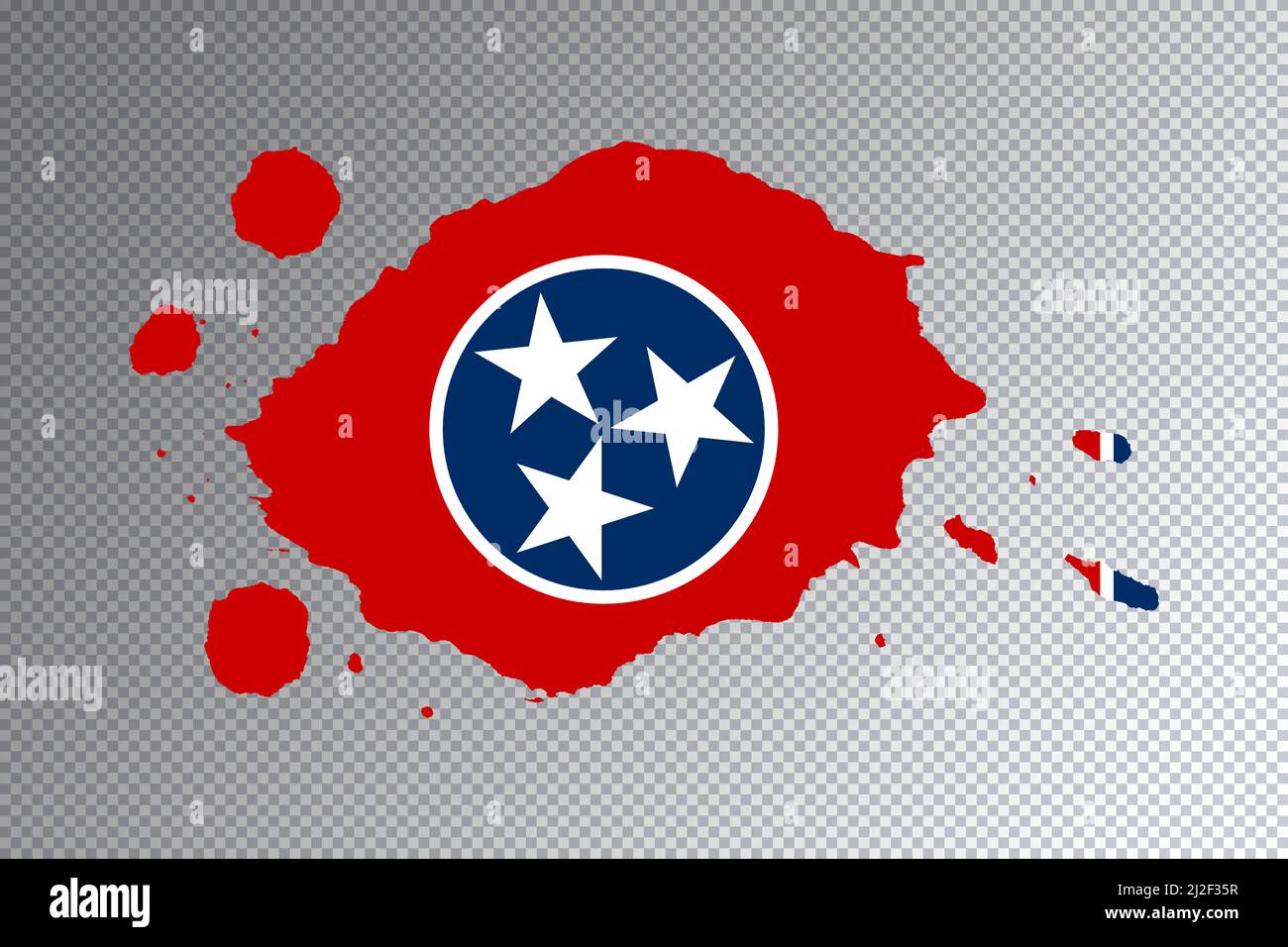 Tennessee state flag, Tennessee flag transparent background Stock Photo ...