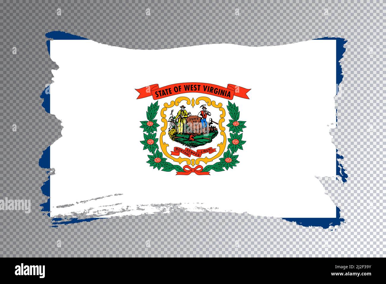 West Virginia state flag, West Virginia flag transparent background ...