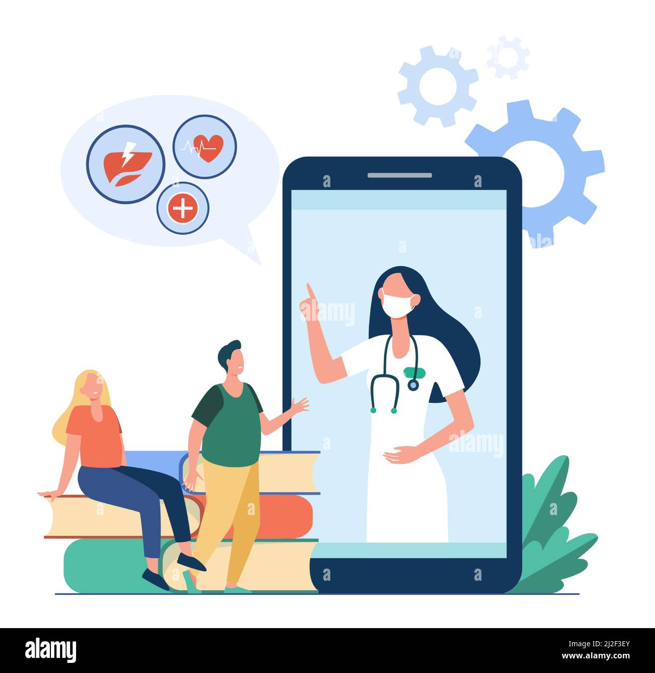 Doctor recommendations Stock Vector Images - Alamy