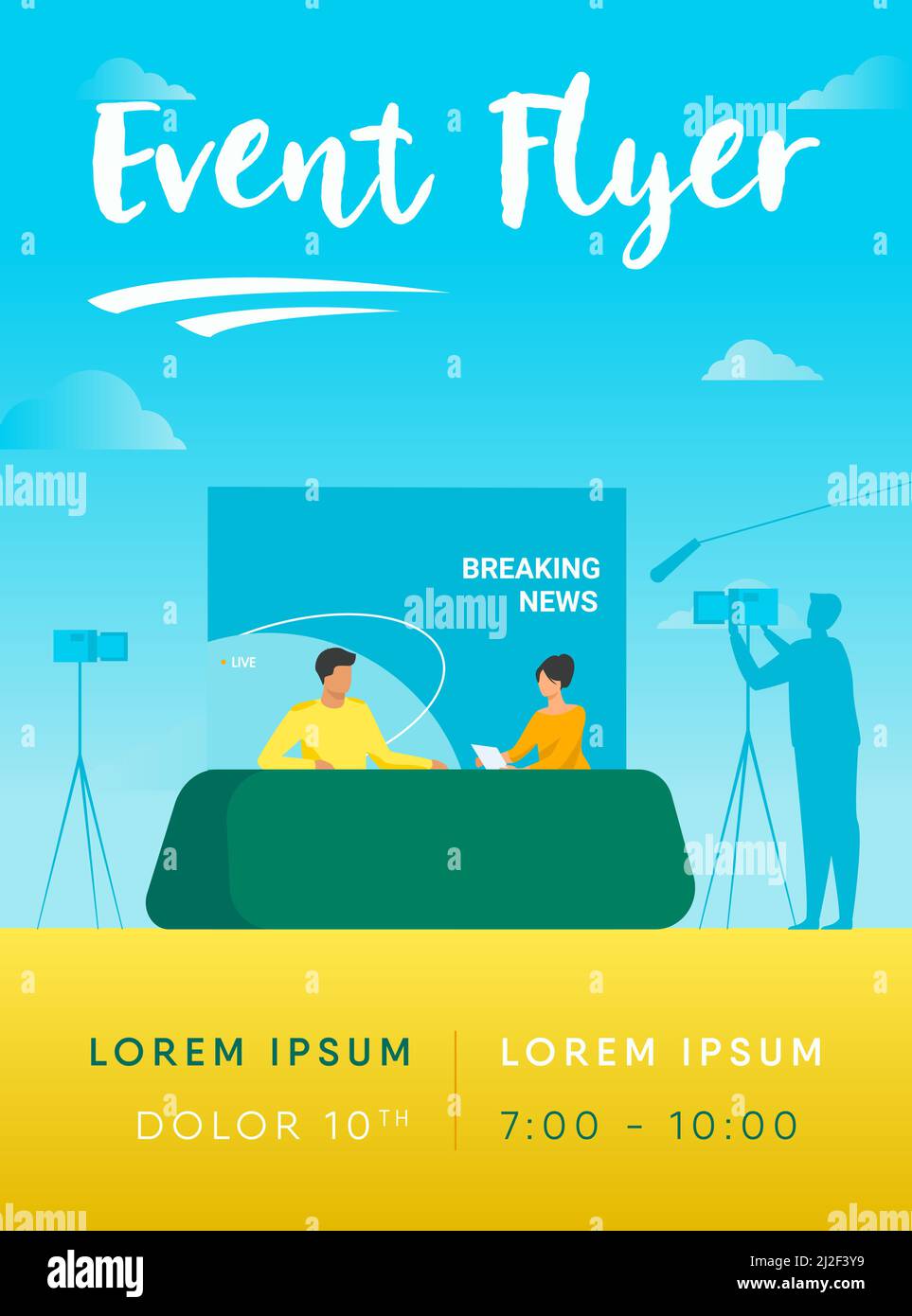 Camera crew backstage Stock Vector Images - Alamy