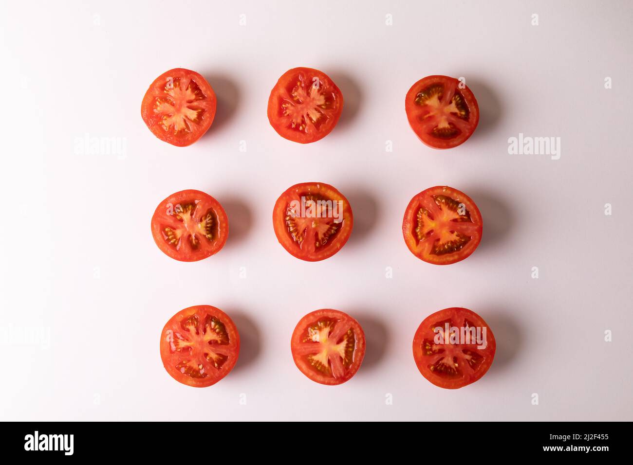 Halves of tomato hi-res stock photography and images - Alamy