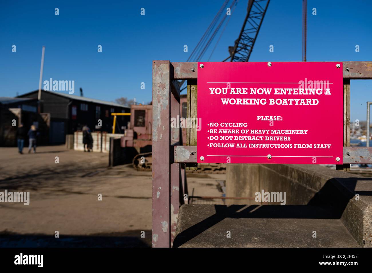 A public information sign warning the public they are entering a ...
